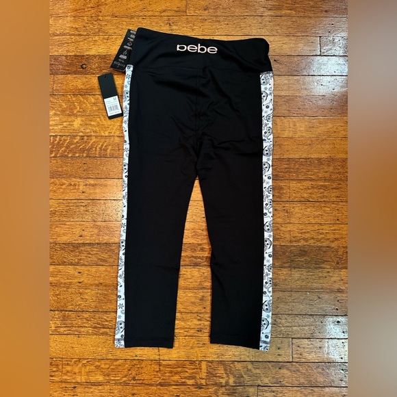 bebe | Pants & Jumpsuits | New Bebe Sport Womens Double Print Rose ...